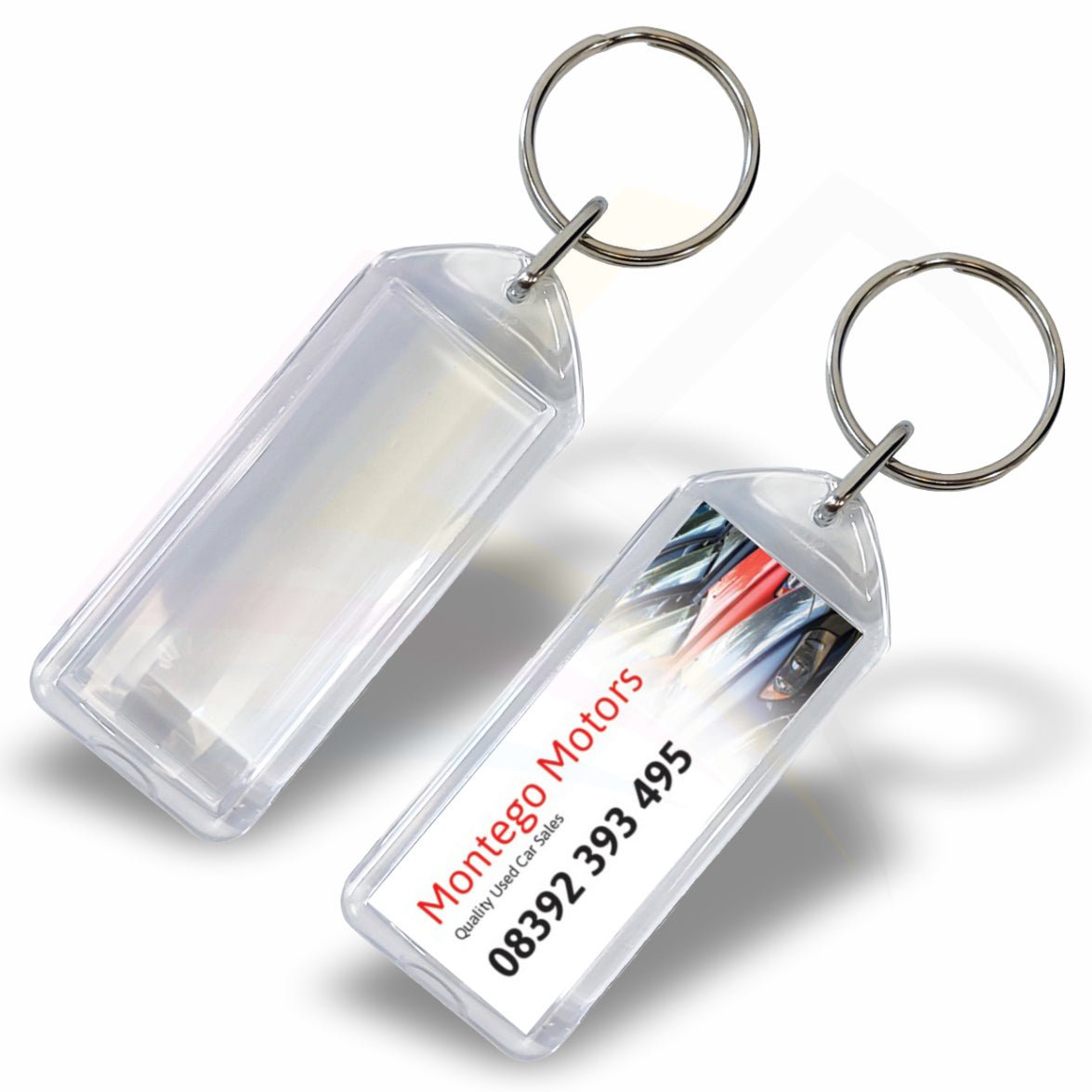 F1-Stein Acrylic Keyring 50x20mm Insert | Blank or Printed – Intaprint Ltd